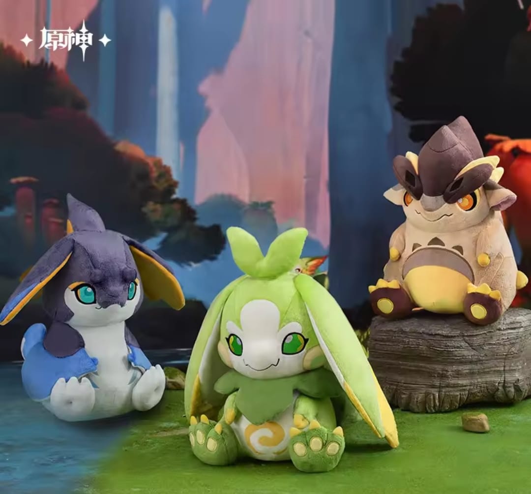 Narayia's Fan Shop - Genshin Impact Natlan Dino Plüschies Original Mihoyo